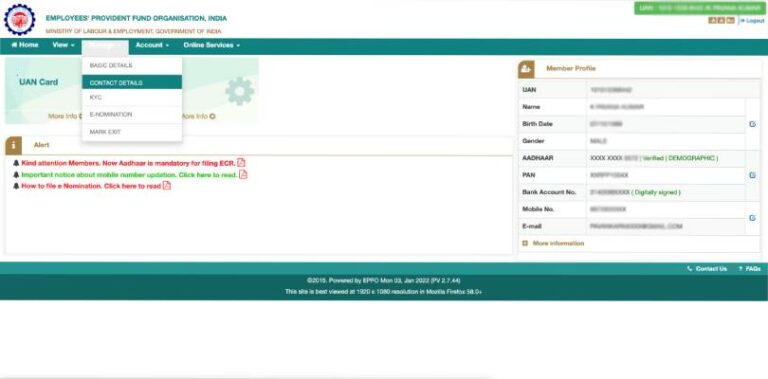 How to Change Mobile Number in EPFO Online? | Scripbox