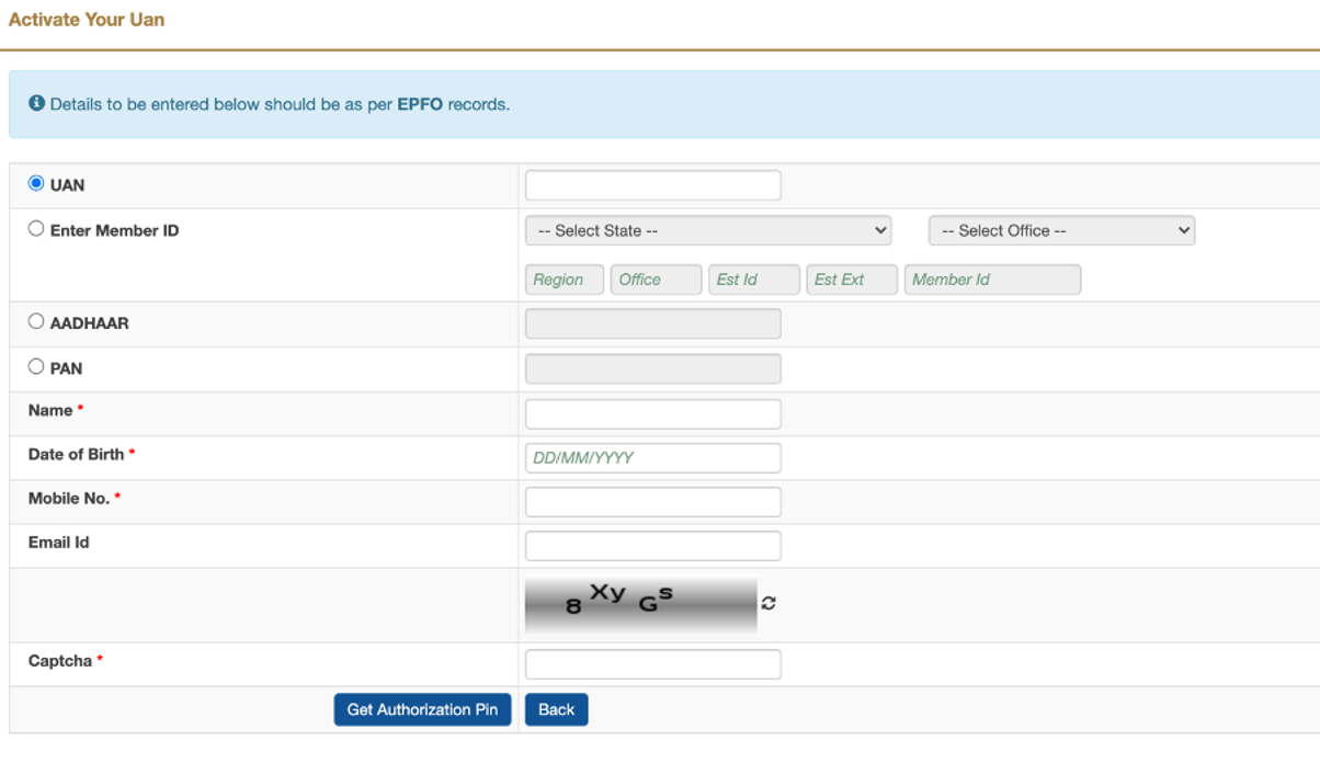 How to Register and Activate UAN Number